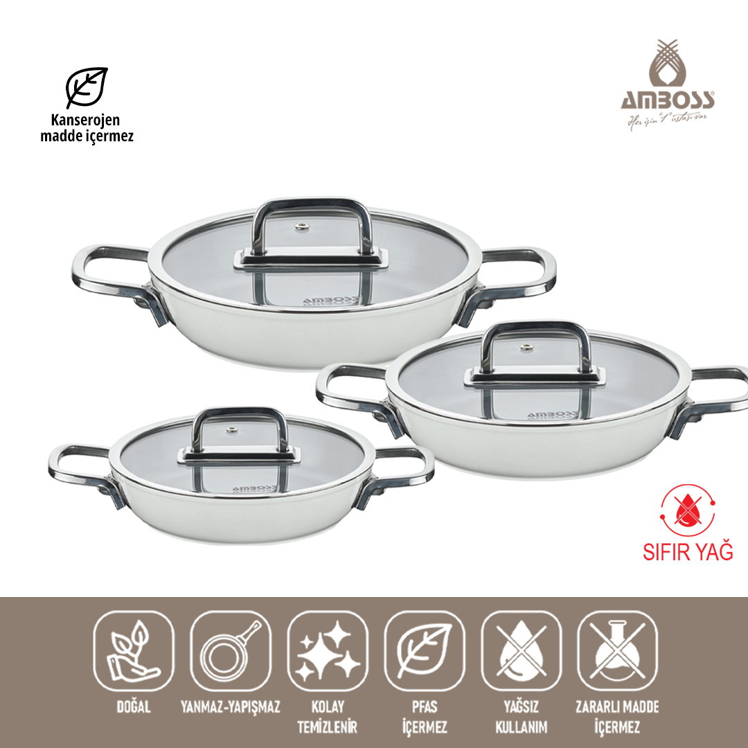 Sera Nova 6 Parça Seramik Sahan Seti - Beyaz-Fırsat Ürünleri-Amboss ...